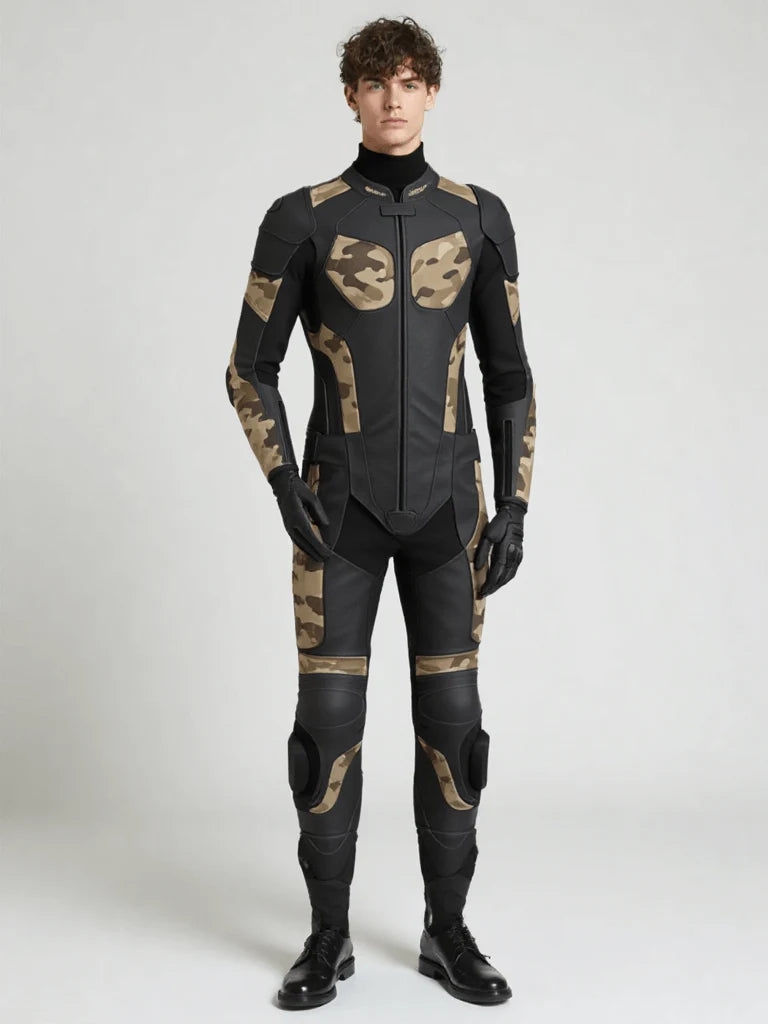 Camo Motorcycle Race Suit | One X Forge